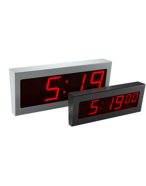 Line Powered WiFi or RF Synchronized Digital Clock